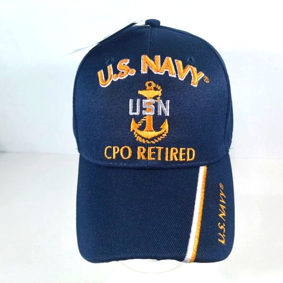 Thepatriotspride.com | Accessories | Us Navy Cpo Retired Hat Usn Ball ...